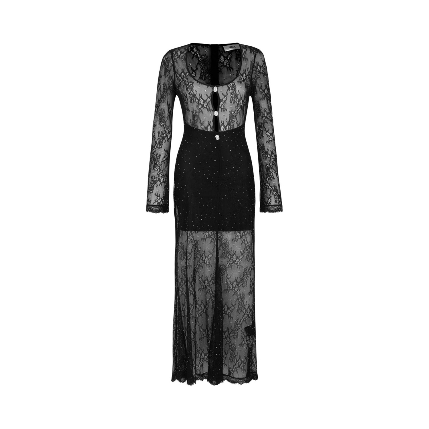 Black Lace Dress| COLOGNESE 1882