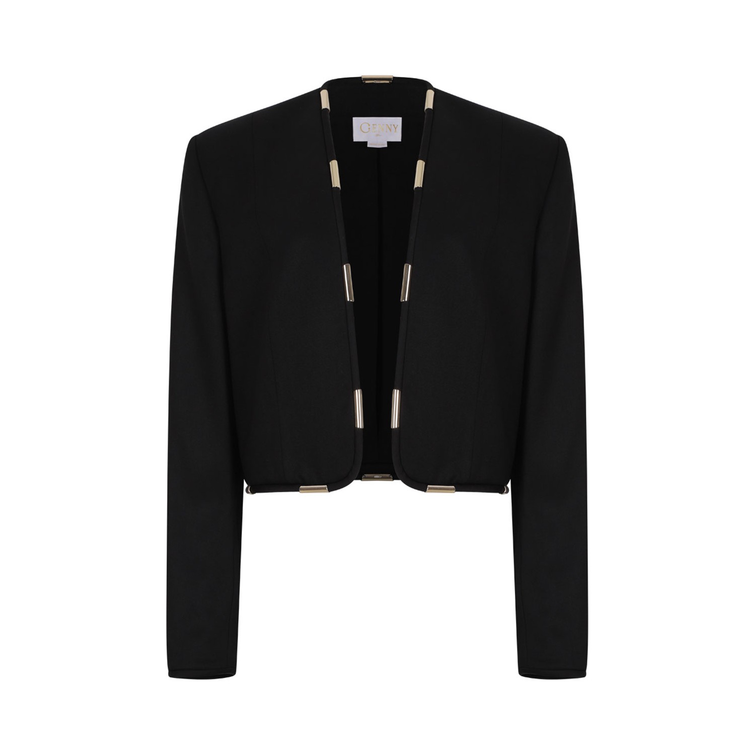 Black Cropped Jacket| COLOGNESE 1882