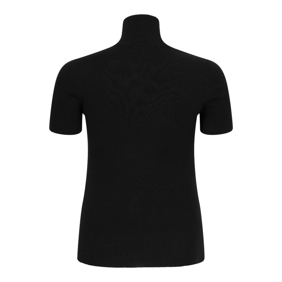 Black Wool Yarn Turtleneck| COLOGNESE 1882