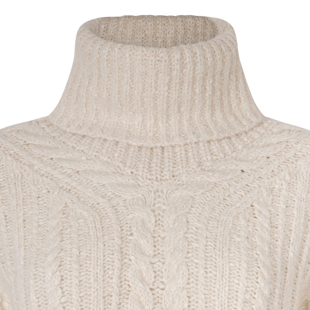 Ecru Cable Knit Jumper| COLOGNESE 1882