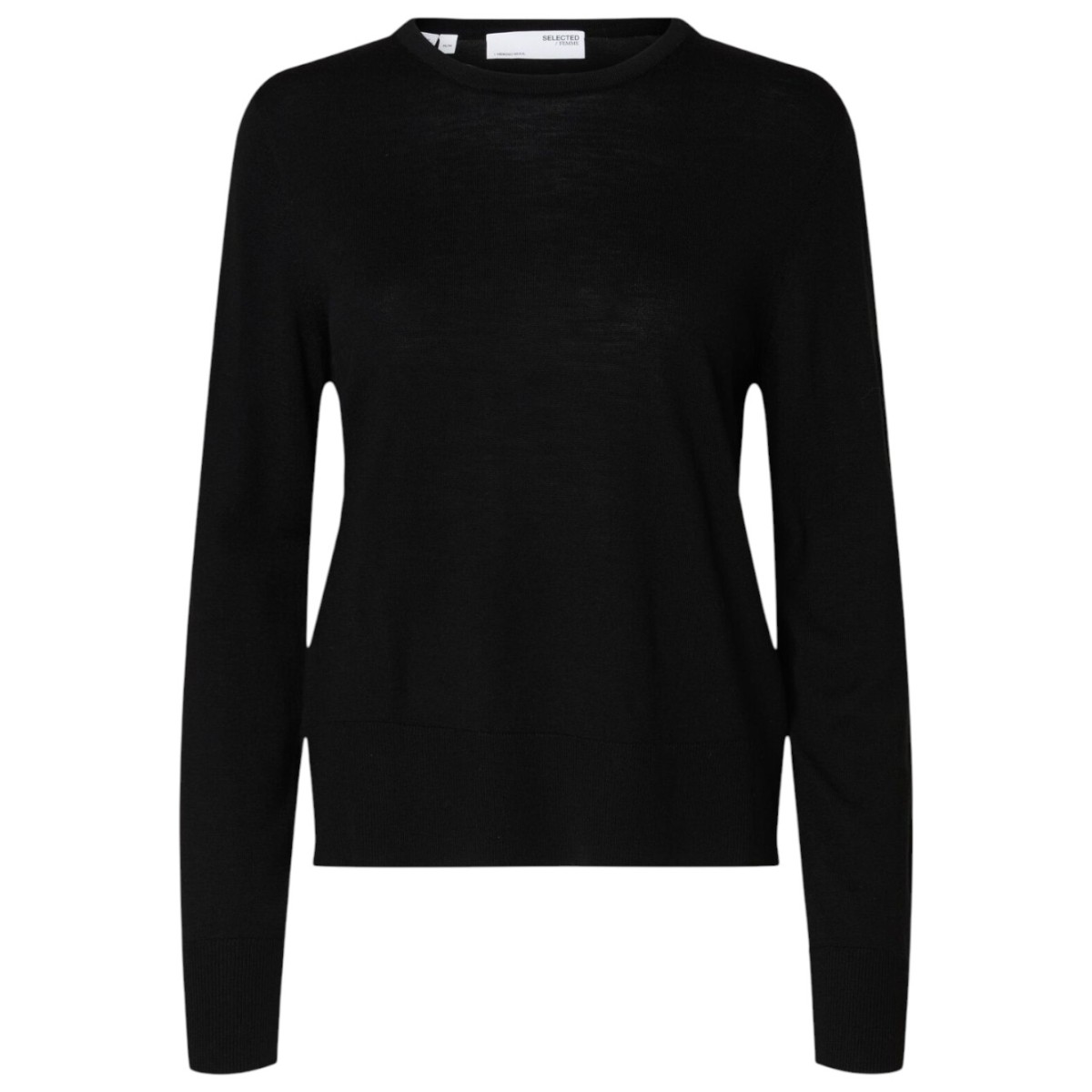 Black Merino Wool Jumper| COLOGNESE 1882